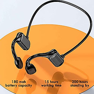 PUGGA Averi™ - Bone Conduction Headphones, Open-Ear Bone Conduction Wireless Earphones IPX5 Waterproof, Sport Headphones Sweatproof for Running and Workouts (Blue)