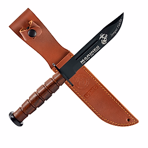 Officially Licensed USMC Full Size Marine Corps USMC Fighting Knife - Disabled USMC Veteran Owned SMALL Business