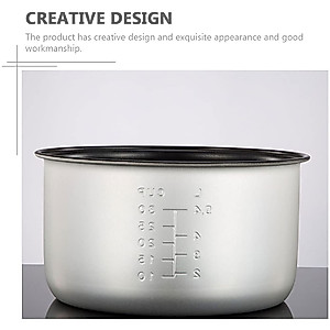 DOITOOL Inside Pot Inner Cooking Pot Rice Cooker Inner Pot Rice Cooker Liner Non- stick Rice Cooking Container Rice Cooker Pot Electric Cooker Accessory Style B Pressure Cooker Inner Pot Rice Cooker Accessories