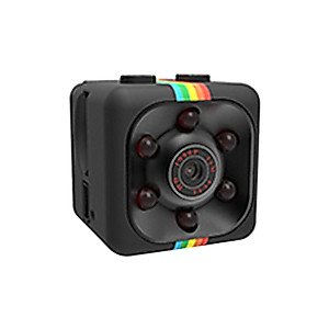 Surveillance Camera Mini, Wireless Camera with 1080P HD APP Real-time View, Record Camera with Two-Way Audio - Cloud Storage and Outdoor Sports Detection Waterproof Night Vision (Black)