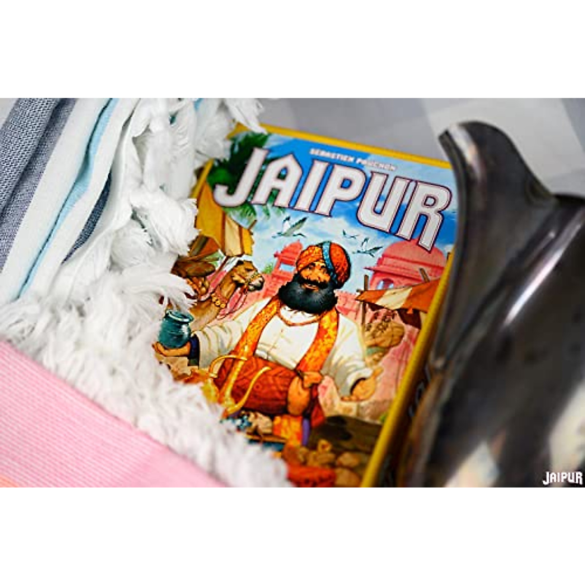 Jaipur Board Game - Strategy Trading Game for Ages 10+, 2 Players, 30 Min Playtime, New Edition by Space Cowboys