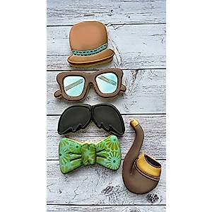 KENIAO Father's Day Cookie Cutter Set, 15 Pcs, Stainless Steel