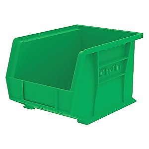 Akrobins For Racks And Panels - 8-1/4 X10-3/4 X7" - Green - Green - Lot of 6