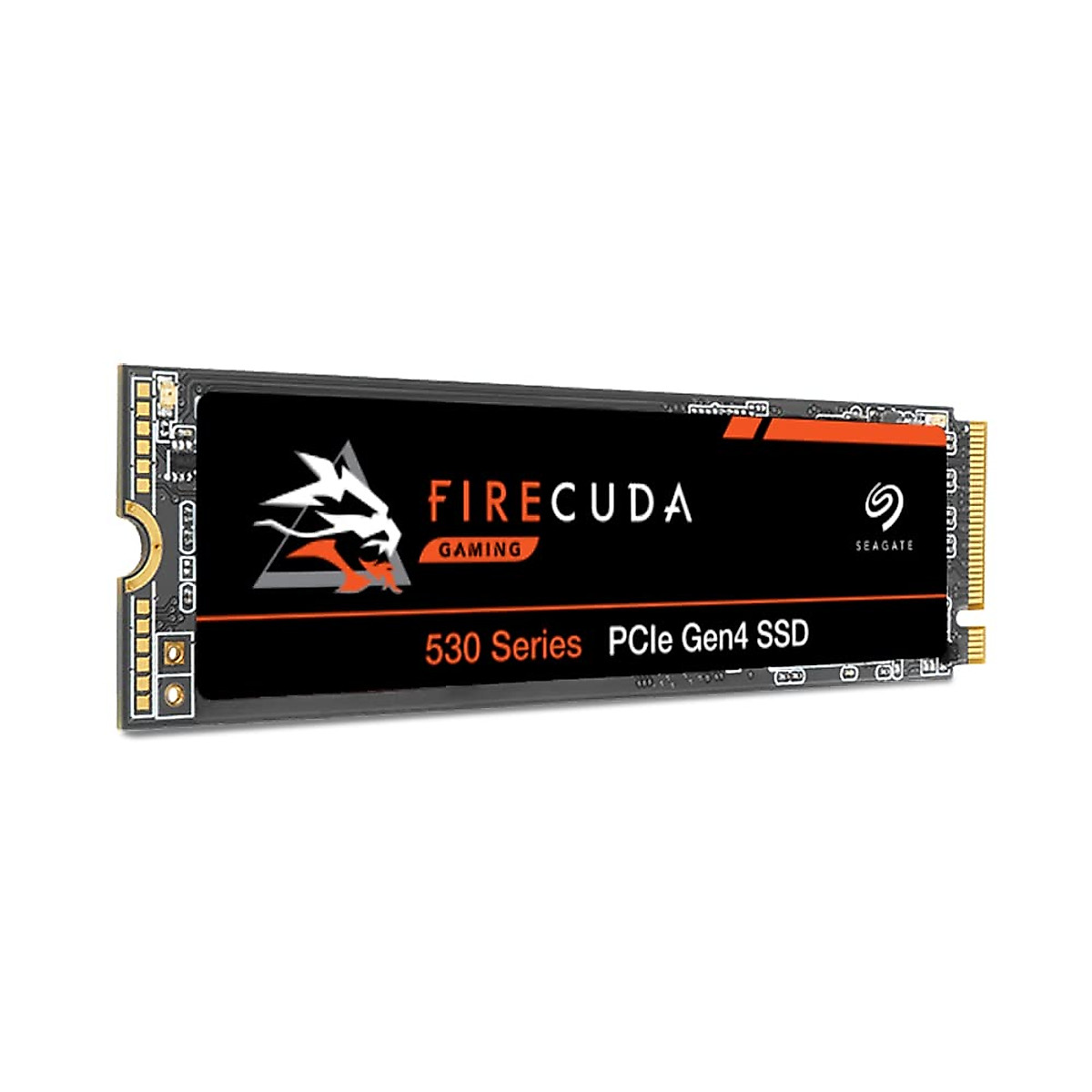 Seagate FireCuda 530, 4TB, Internal SSD, M.2 PCIe Gen4 ×4 NVMe 1.4, Transfer speeds up to 7300 MB/s, 3D TLC NAND, 5100TBW, 1.8M MTBF, for PS5/PC (ZP4000GM3A013)