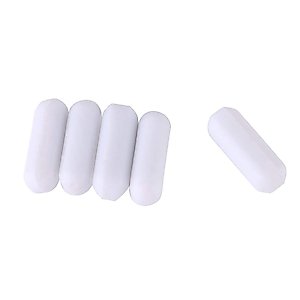 Magnetic Mixer Bar for Stir Liquid Solution Chemical Biological 5pcs Type-C White Color[C5*15mm],Stirring Mixing Shaking Equipment