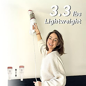 Dibea Corded Stick Vacuum Cleaner Lightweight Handheld Vac Machine 20KPA Strong Suction for Pet Hair/Dust/Dirt on Hardwood Floor, Carpet, Car, etc