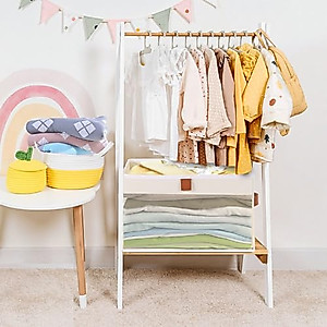 YheenLf Foldable Closet Storage Bins 3-Pack,Fabric Box with Transparent Windows and Handles,Storage Baskets Used for Organizing Clothes( Beige,12.6x12.6x9in)