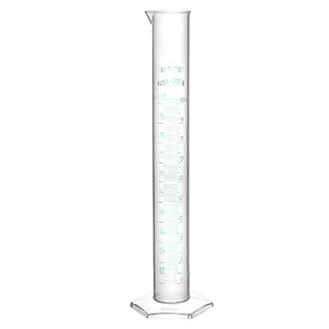 QWORK 100ml Polypropylene Plastic Beakers – Laboratory Test Beakers with Hexagonal Base, 20-Pack Transparent Measuring Cylinder Dual-Sided Measurement Lines, Science Projects & Home Use