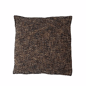 Creative Co-Op Mélange Cotton Blend Bouclé Pillow, 20" L x 20" W x 2" H, Multicolor