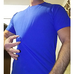 TC Tugger Style T-Shirt Real Wooden Tugging Knob! T.C. TC Tuggers TC Topps Tribute Shirt Blue