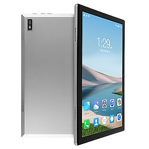 Haofy HD Tablet 5G WiFi Gray 100-240V Dual Speakers 2 in 1 Tablet PC Octa Core CPU 8GB RAM 256GB ROM for Study for Work for Android 12.0 (US Plug)