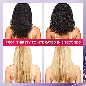 L'Oreal Paris Elvive Hyaluron Plump Flash Hydration Wonder Water Hair Rinse, 8 Second Hydrating Hair Care Treatment for Soft, Shiny Hair, 6.8 Fl Oz