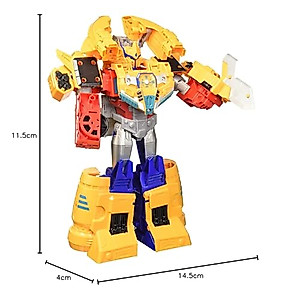 Transformers Toys Cyberverse Spark Armor Ark Power Optimus Prime Action Figure - Combines with Ark Power Vehicle to Power Up - for Kids Ages 6 & Up, 12"
