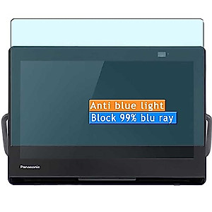 Vaxson 2-Pack Anti Blue Light Screen Protector, compatible with Panasonic UN-15L12H 15" TPU Film Protectors Sticker [ Not Tempered Glass ]