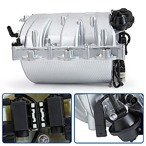 MITZONE Upgrade Intake Manifold with Gasket Compatible with 2006-2012 Mercedes C230 C300 C350 E350 E280 GLK350 ML450 S400 SLK300 R350 V6 272 Engine Replace 2721402401 2721402201