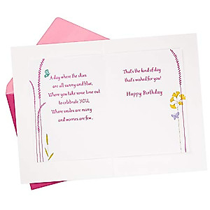 Hallmark Birthday Card (Perfect Day for You)