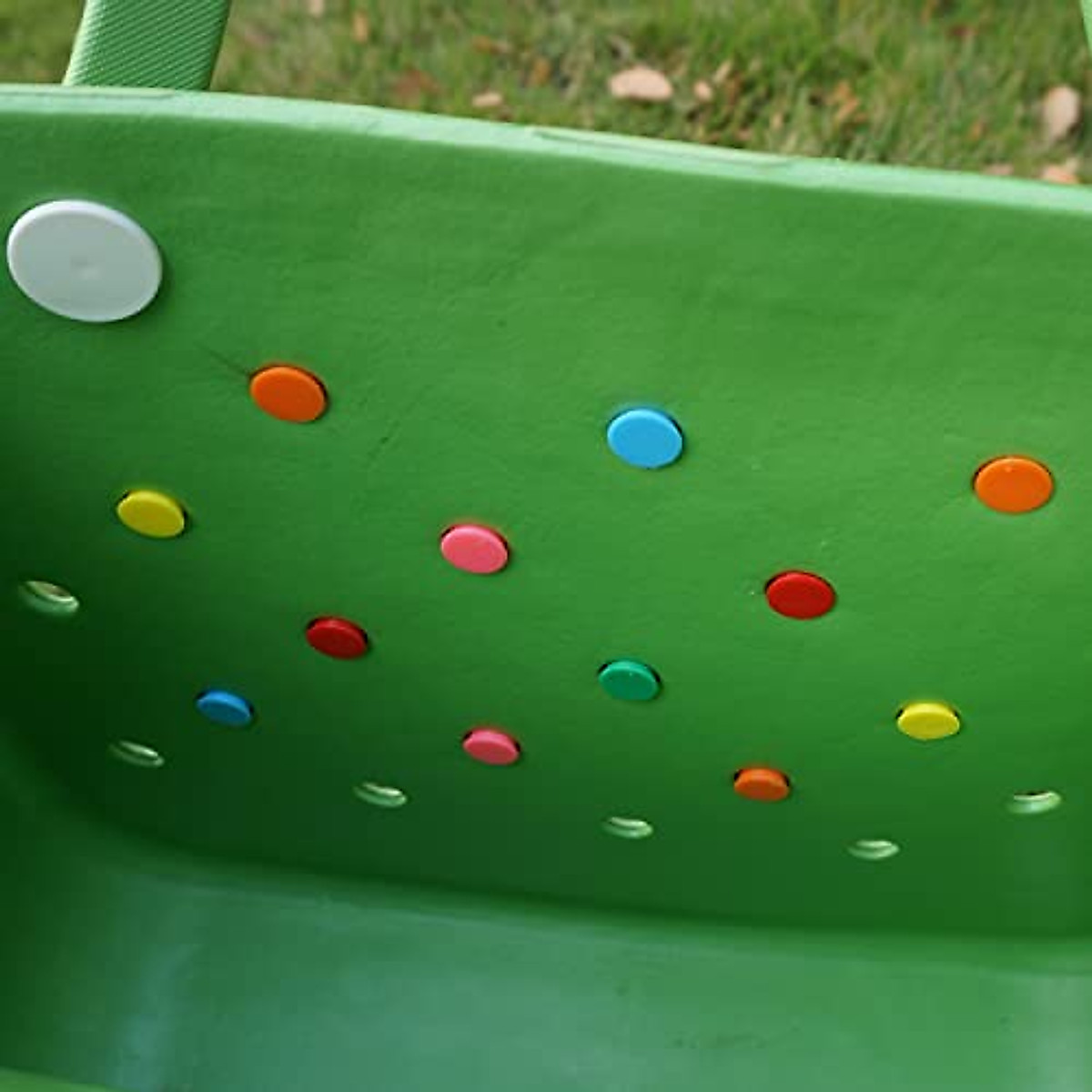 LUAATT Blank bit Accessory,Colorful Charm Hardware Bit,3 Pack Insert Charm Rivets Compatible with Bogg Bags(Blue)