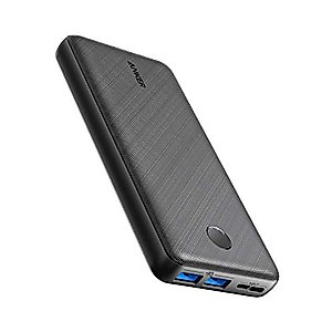Anker Portable Charger, 325 Power Bank (PowerCore Essential 20K) 20000mAh Battery Pack with USB-C (Recharge Only) and PowerIQ Technology for iPhone, Samsung Galaxy, and More