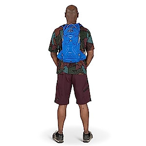 Osprey Raptor 14L Men's Biking Backpack with Hydraulics Reservoir, Postal Blue, One Size