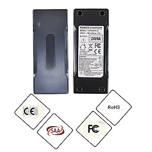 Abakoo 24V 4A Battery Charger for Jazzy,Go-Go Pride Ezip 400 500 650 750 900 Mountain Trailz IZIP I25 IZIP I300 IZIP I350 IZIP I500 Mpv5 Mpv4 Pronto m41