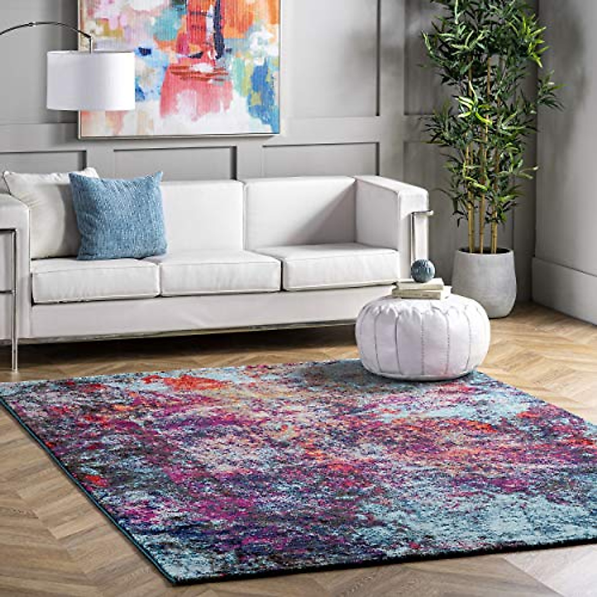 nuLOOM Reva Colorful Abstract Area Rug, 5' x 8', Multi