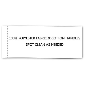 DII, Collapsible Variegated Polyester Storage Bin with Cotton Handles Medium Gray