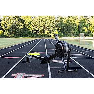 Yellow Phone Holder and Silicone Seat Cover Combo Designed for The Concept 2 Rowing Machine and PM5 Monitor