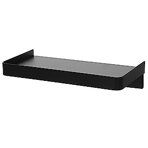 Cabilock Mobile Holder Stainless Steel Bathroom Shelf Stick-on Wall Shelf Small Wall Mounted Adhesive Shelf Phone Holder Shelf Small Wall Shelf Electronic Wipes