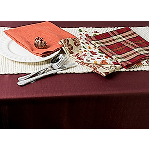 DII Rustic Autumn Leaves Kitchen Collection Thanksgiving & Fall Table Décor, Napkin Set, 20x20, 6 Piece