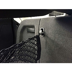 EACCESSORIES EA Rear Trunk Organizer Cargo Net for BMW X3 2011-2023 - Envelope Style Cargo Net for SUV - Premium Mesh Elastic Car Trunk Organizer Vehicle Carrier Storage - Compatible with BMW X3