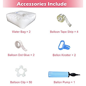 Queension Extra Large Wedding Arch for Ceremony 7 Ft, Metal Balloon Arches Backdrop Stand with Metal Base for Party Supplies, Outdoor Garden Trellis for Climbing Plant, Round Frame, Gold