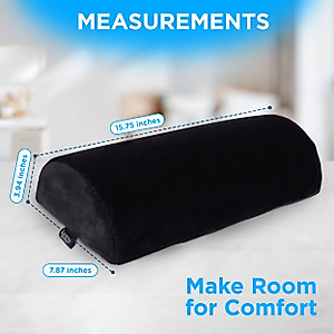 Office Foot Rest, Office Foot Rest for Desk, Under Desk Foot Rest, Memory Foam Footrest, Airplane Footrest