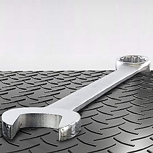 URREA 12-Point Combination Wrench - 2-1/2" Jumbo Mechanics Tool with Hot Drop Forged Construction & Satin Finish - 1280