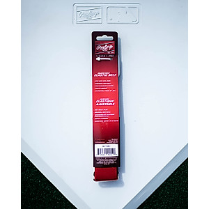 Rawlings Adjustable Belt | One Size Fits Most (18"-36") | Black