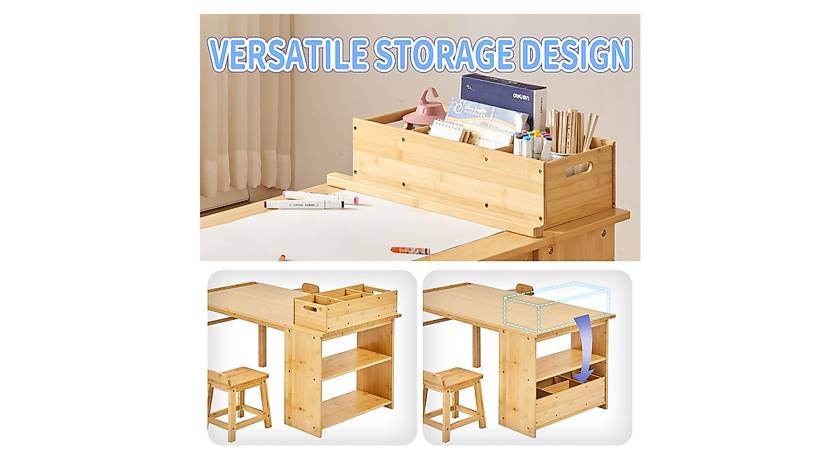 UNICOO Art Table & Chair Set for Creative Toddlers