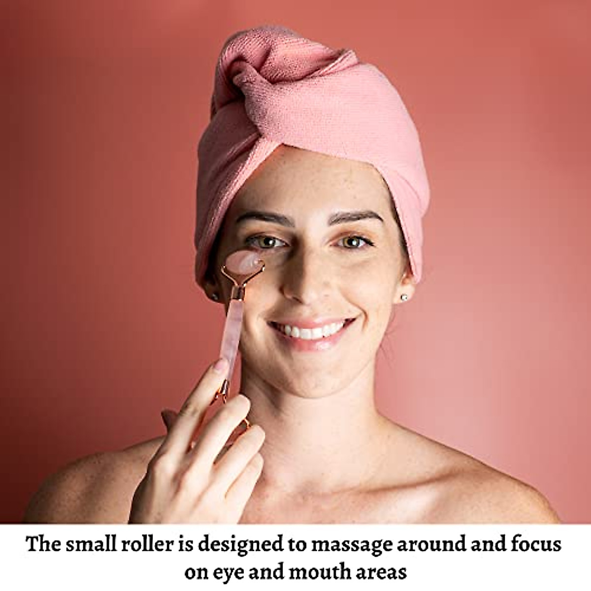 4-in-1 Jade Roller and Gua Sha Set. Rose Quartz Roller with Eye Massager, Jade Gua Sha, Ridged Roller Massager. Jade Roller For Face Real Jade 100% Jade Stone Roller. Facial Massager Ice Roller