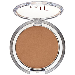 e.l.f. Cosmetics Bronzer Palette, Four Matte and Shimmer Powder Bronzers Create a Sun-Kissed Glow, Deep Bronzer