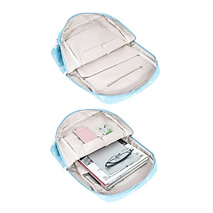 Leaper Bunny Backpack Laptop Backpack Rabbit Bag School Bag Satchel Purple L