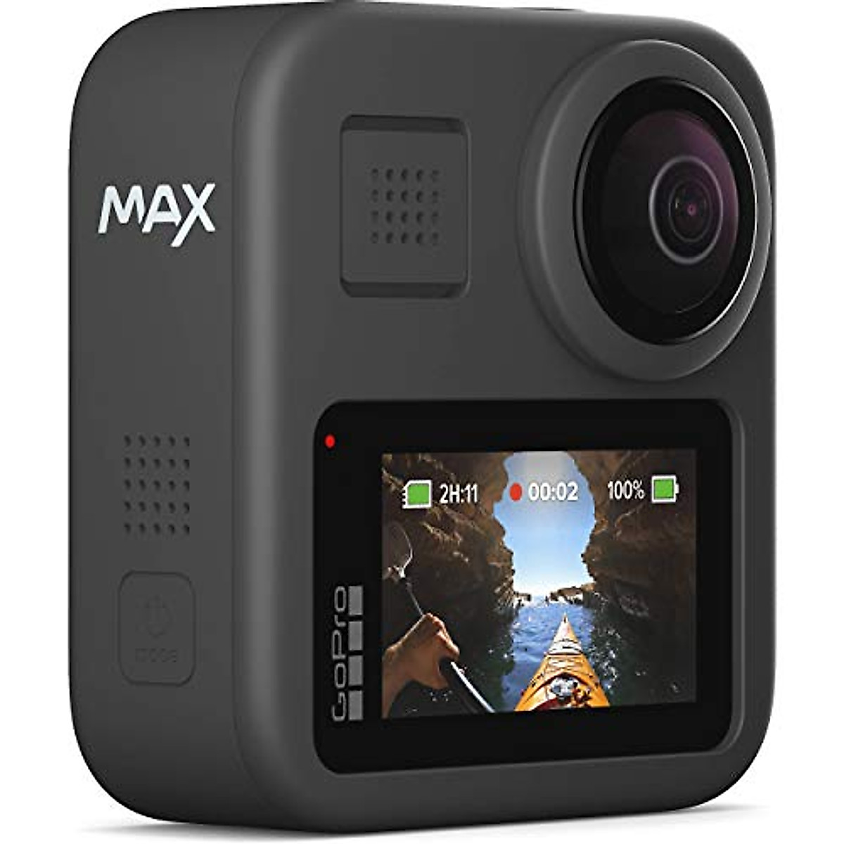 GoPro MAX 360 Action Camera with Premium Accessory Bundle – Includes: SanDisk Extreme 32GB microSDHC Memory Card, Rechargeable Underwater LED Light, Protective Carrying Case & Much More