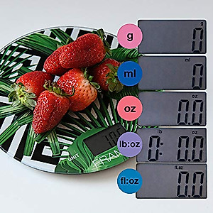 Framar Digital Food Scale and Digital Kitchen Scale, Gram Scale, Weighing Scale, Baking Scale, Small Scale – Elegant Leaf Design