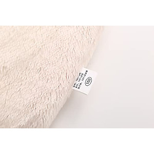 aporake Toddler Kids Baby Boy Girl Winter Hooded Clothes 3D Ear Zipper Hoodie Coat Solid Color Long Sleeve Plush Warm Jacket (Black, 3-6 months)