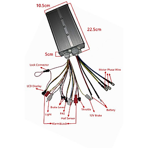 NBPOWER 135mm dropouts e-Bike kit 48V-72V 3000w e Bike Conversion Kit 100km/h Speed 3000W ebike Conversion kit(26inch Rear)