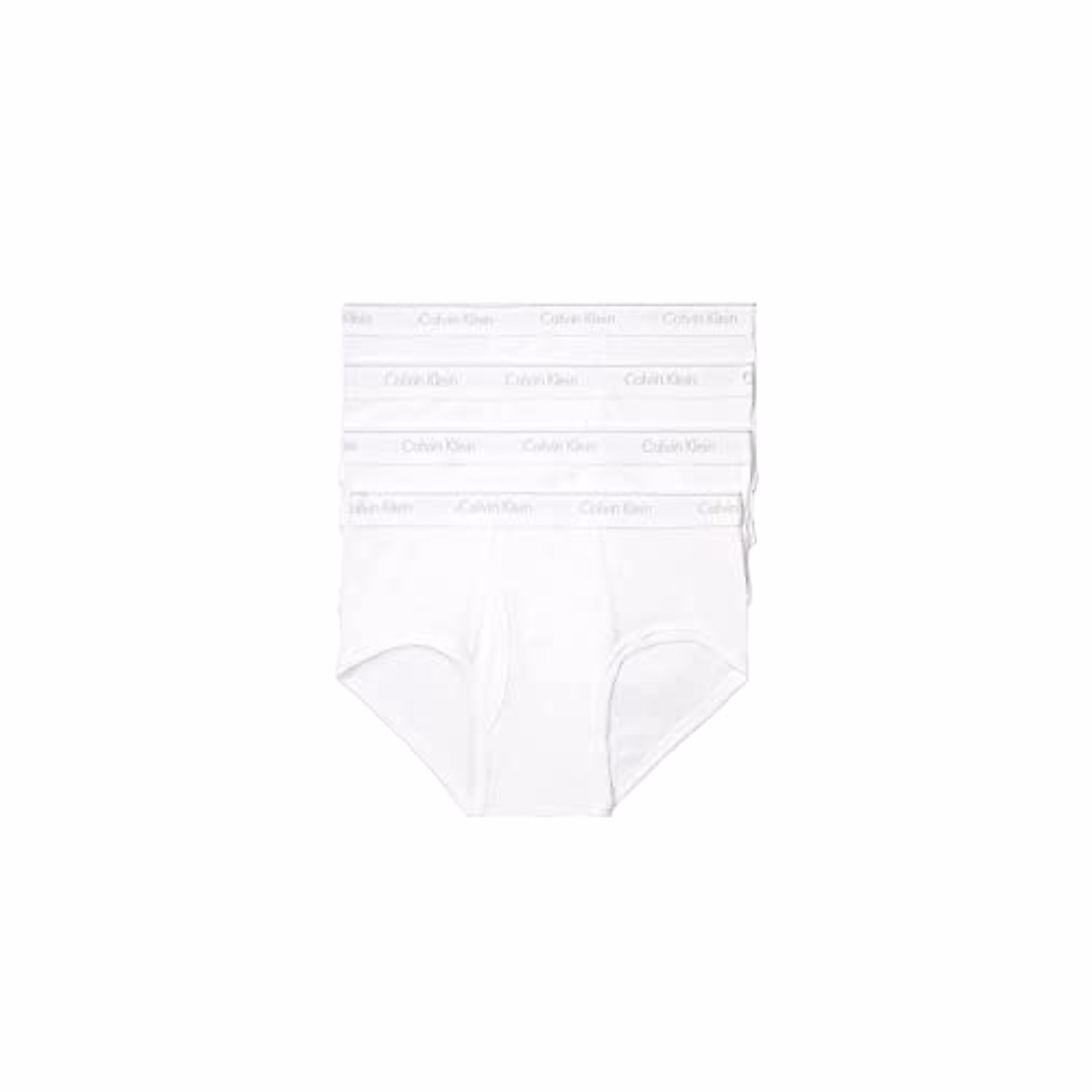 Calvin Klein Men's Cotton Classics 4-Pack Brief, 4 WHITE, M