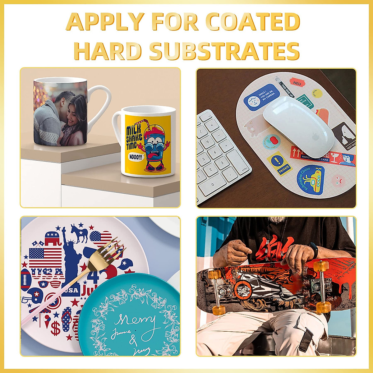 A-SUB Sublimation Paper Heat Transfer 110 Sheets 8.5 x 11 Inches Letter Size Compatible with Inkjet Printer 120gsm