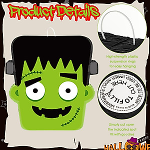 Aoriher Halloween Piñata Green People Piñata Devil Piñata Mexican Piñata with Stick Blindfold for Halloween Birthday Fiesta Game Supplies