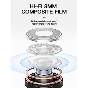 Cooyee Wireless Earbud, Bluetooth 5.2 Headphones Sport Bluetooth Earbuds in Ear Noise Cancelling Wireless Earphones with Mic Waterproof Headset for Running Gym Games Green, Black