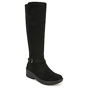 BZees Women's Bristol Washable Comfort Knee High Boot Black 8.5 W
