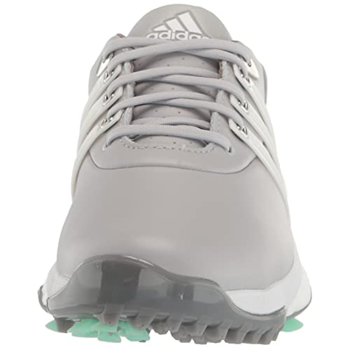 adidas Women's Tour360 22 Golf Shoes, Grey Two/Footwear White/Pulse Mint, 7.5