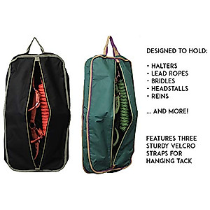 Derby Originals Padded 3 Layered Halter Bridle Carry Bags For Horse Tack- Keeps Tack Clean & Dry