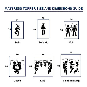 ABAKAN 3 Inch Memory Foam Mattress Topper California King Size - Cooling Gel Bed Topper for College - Firm Mattress Topper for Back Pain (with Removable Soft Bamboo Fiber Cover)